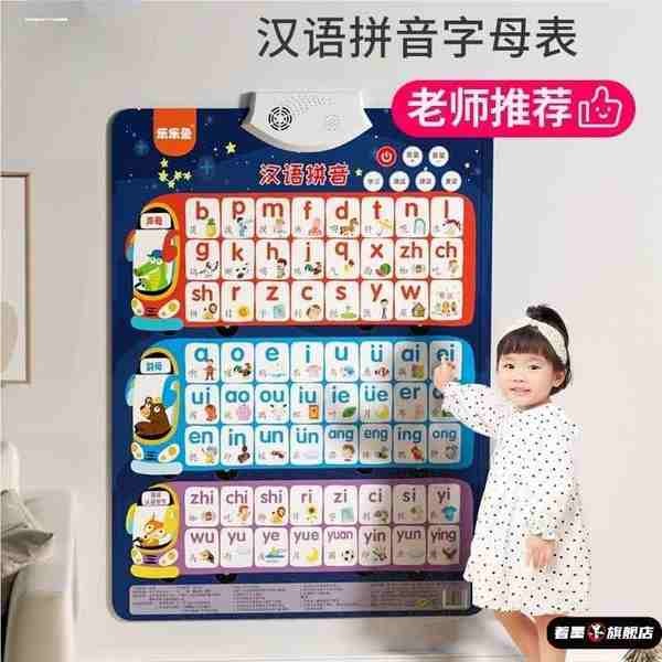 alphabet chart with sound chart for kid educational set educational ...