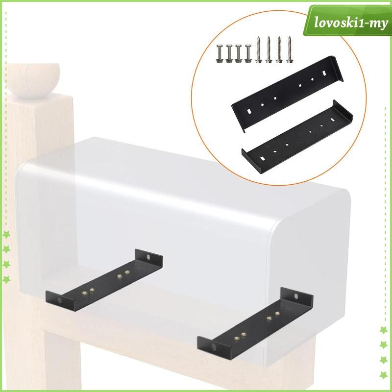 [LovoskibcMY] 2x Mailbox Support Brackets Easy to Install Accessories ...