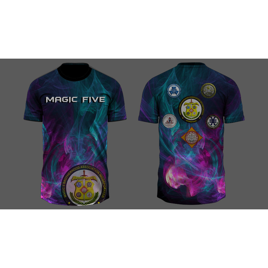 Sublimation T shirt, Full Print, Spandex Materials, MAGIC FIVE NEW ...