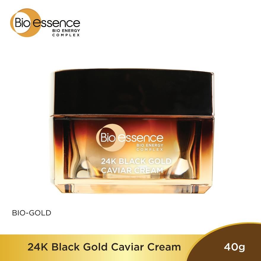 BIO-ESSENCE Bio-Gold 24K Black Gold Caviar Cream 40g | Shopee Malaysia