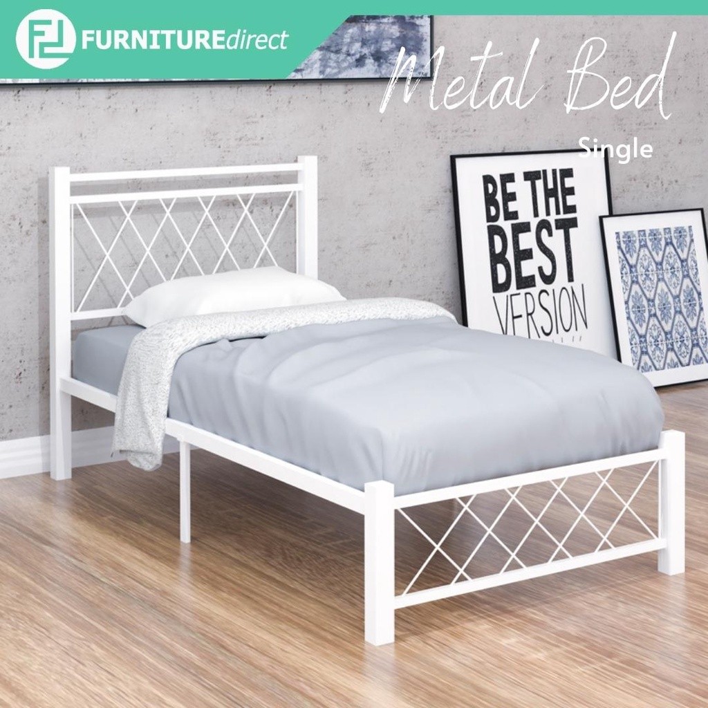 MUSE Design ELSA Katil single besi ELSA Single Size Metal Bed Frame ...