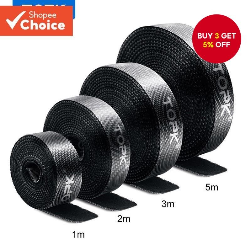 TOPK Cable Organizer Wire Winder Earphone Velcro Holder Mouse Cord ...
