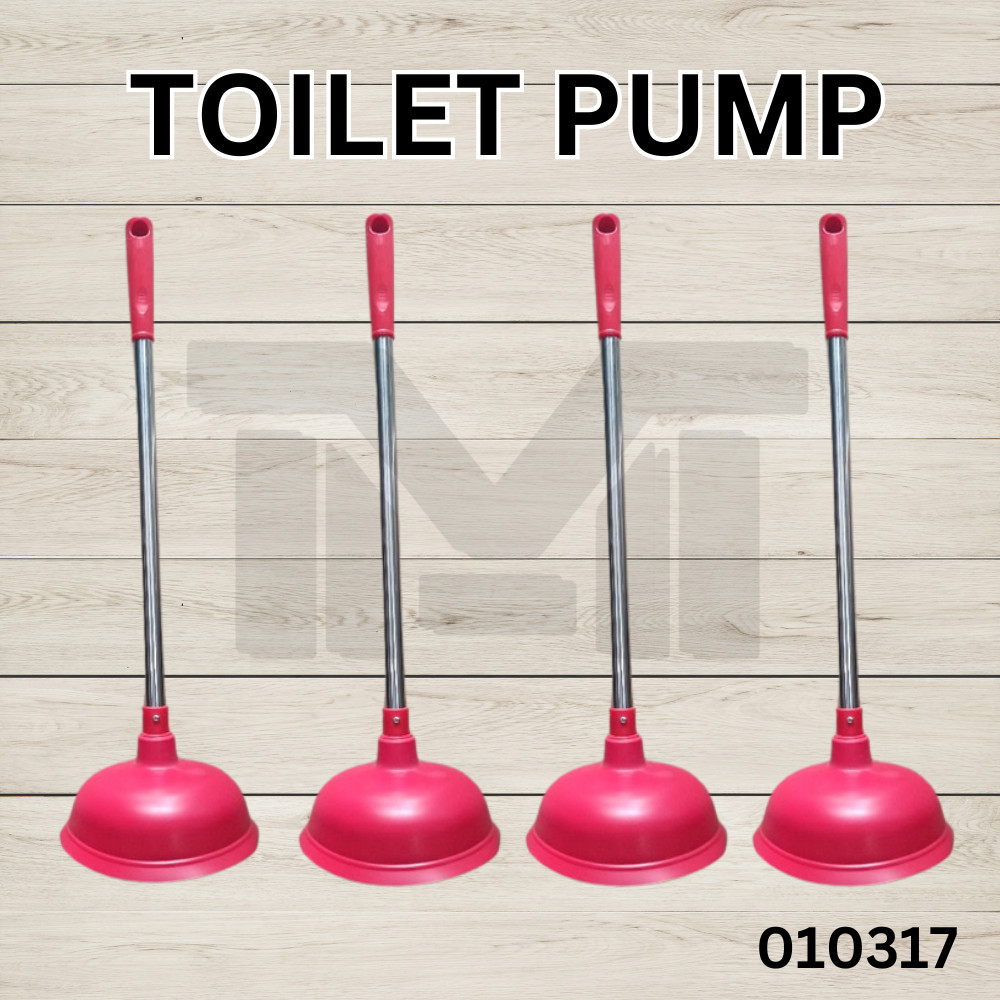 Stainless Steel Handle Red Toilet Pump/ Plunger/ Pam Tandas Sumbat ...