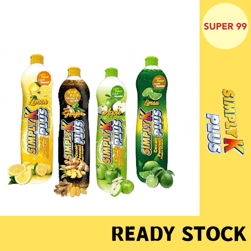 SIMPLY K PLUS Dishwashing Liquid / Sabun Cuci Pinggan (900ml) | Shopee ...