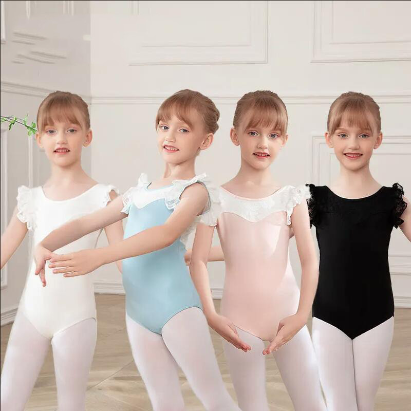 HIPPOSEUS Girls Ballet Leotards Clothes Ballet Dance Bodysuit Candy ...