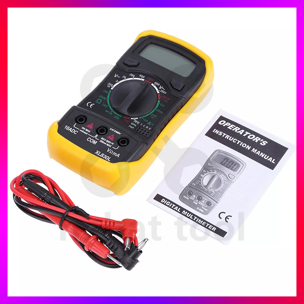 Multimeter LCD Digital Multimeter LCD Volt Meter Ammeter Voltmeter Amps ...