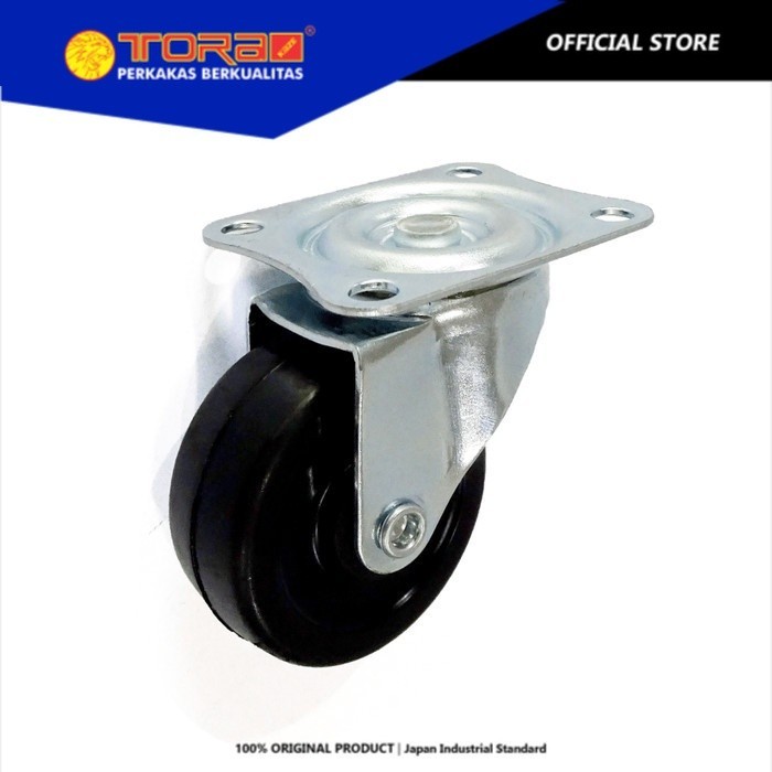 Tora 2 Inch Life Rubber Caster Wheels - Furniture Trolley Caster Wheels ...
