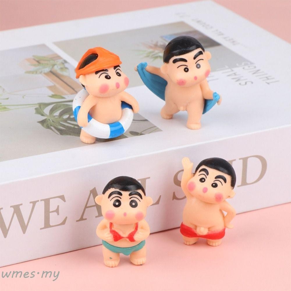 WMES1 Crayon Shin-Chan Anime Figures PVC Doll Kids Crayon Shin-chan For ...