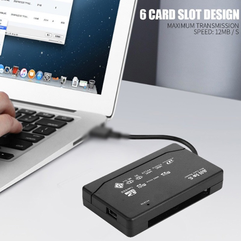 Universal Multi in One Card Reader CF/XD/SD/TF/MS/M2 Multifunctional ...