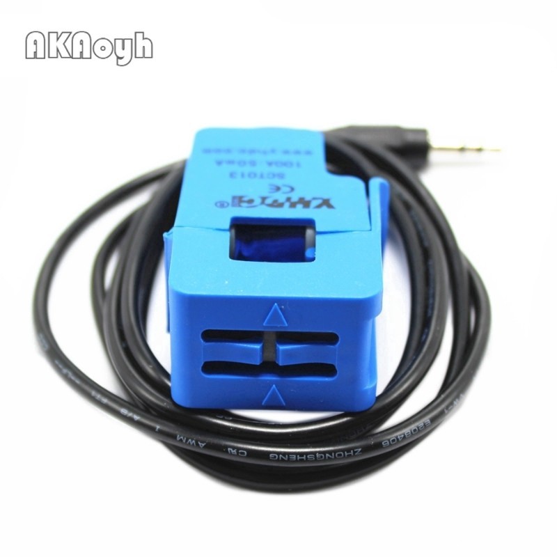 Non Invasive Split Core Current Transformer Ac Current Sensor 100a 50a 30a Sct 013 000 Shopee