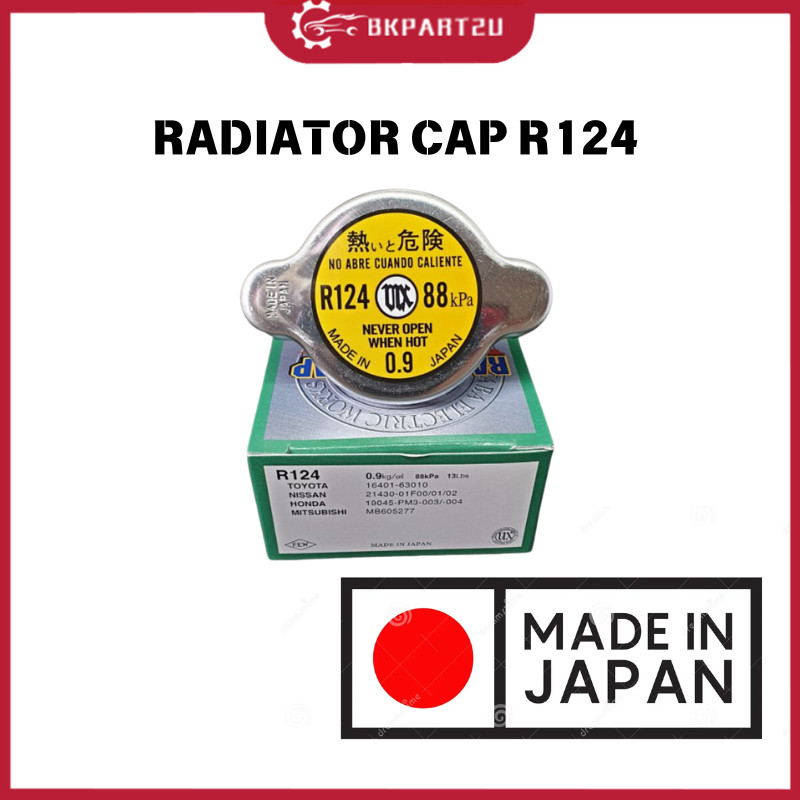 RADIATOR CAP R124 0.9 JAPAN WIRA SAGA WAJA PERSONA GEN2 EXORA PERDANA ...
