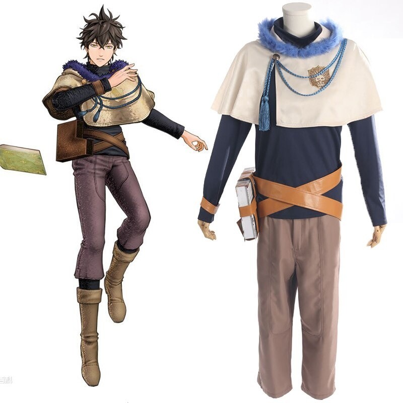 Anime Comic Black Clover Cosplay Costumes Yuno Grinbellor Cosplay ...