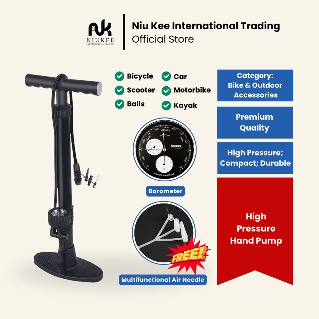 Road Bike Car Hand Pump | High Pressure Pump 160 PSI | basikal kereta ...