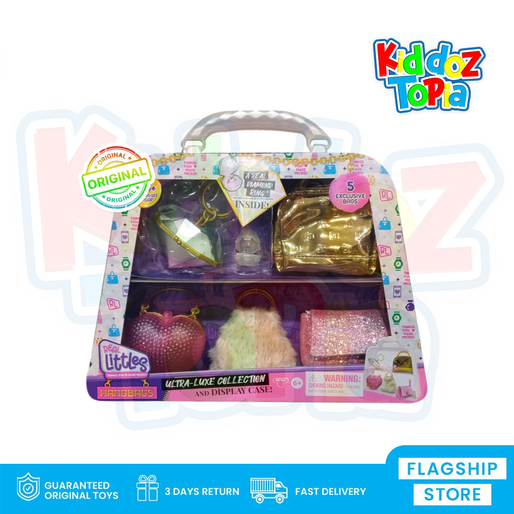 Real Littles Hand Bags S3 Ultra Luxe Collection & Display Case MS25341 ...