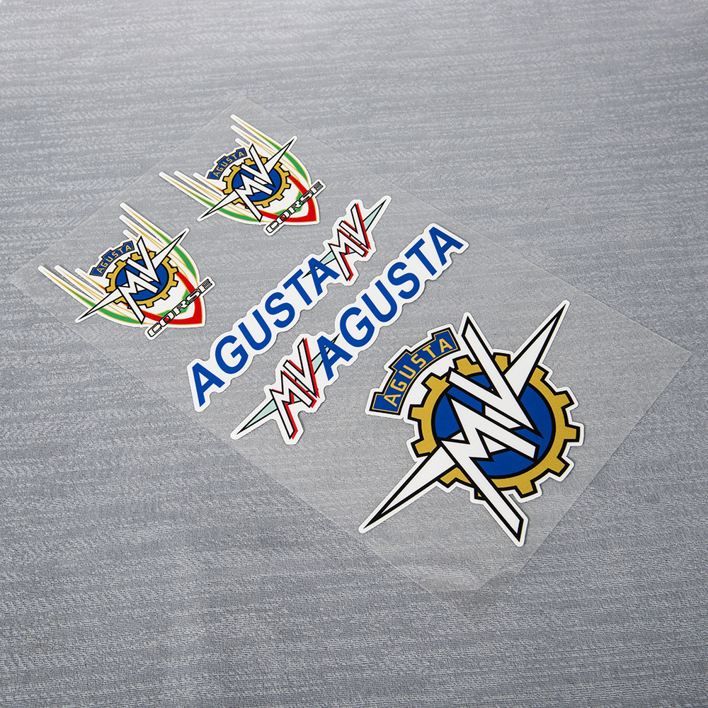 Reflective Motorcycle Stickers Bike Helmet Decals Graphics for MV ...