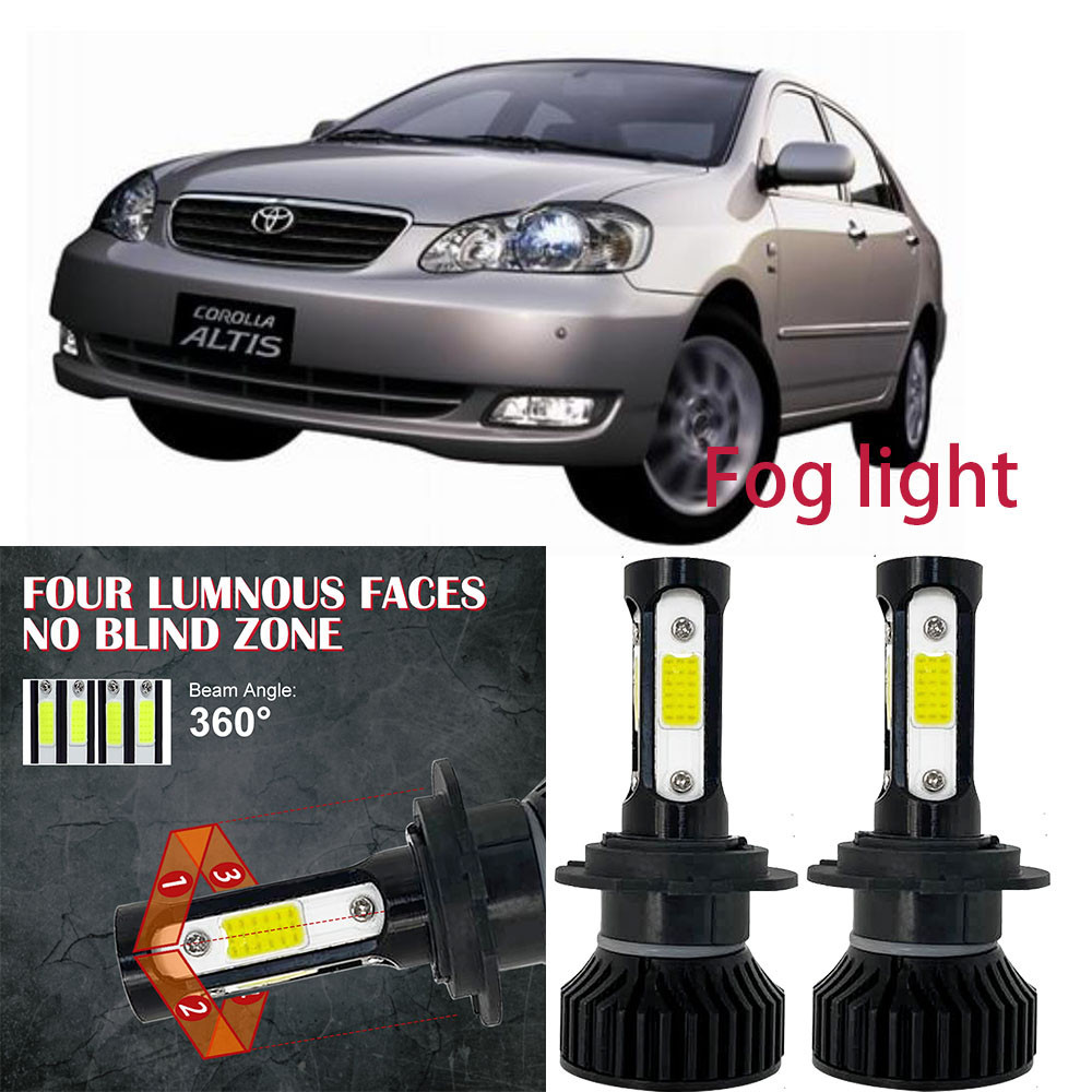 For Toyota Altis(E140) 2006-2013 (Fog Lamp) -Front LED LD V4 Bulbs ...