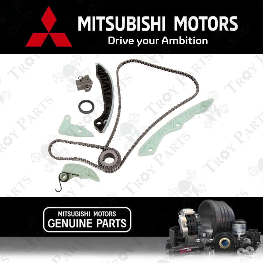 (9pc) Mitsubishi Timing Chain Kit Set MN183891 for Proton Inspira 1.8 2 ...