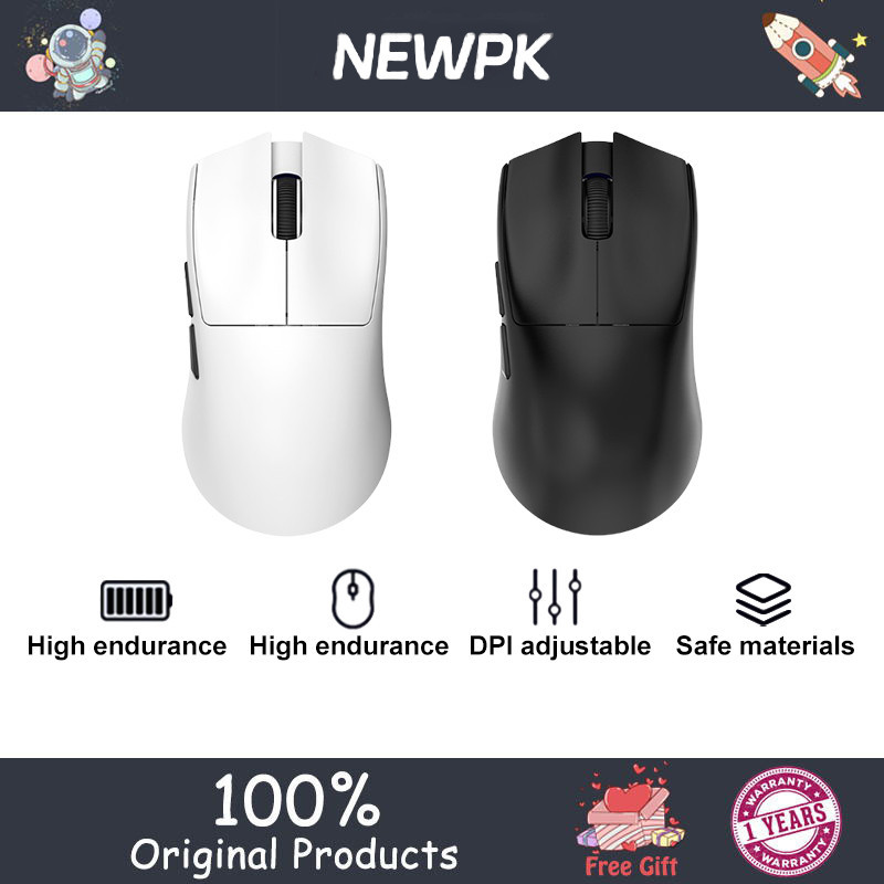 IROK HE3 wireless three mode game mouse PAW3395 lightweight design supports 4k Dongle | Shopee ...