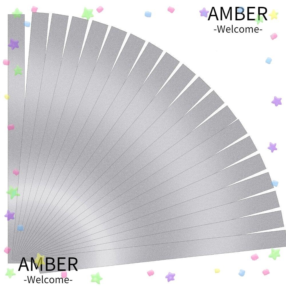 AMBER1 20Pcs Reflective Tape, Non-Contact Reflective Stickers ...