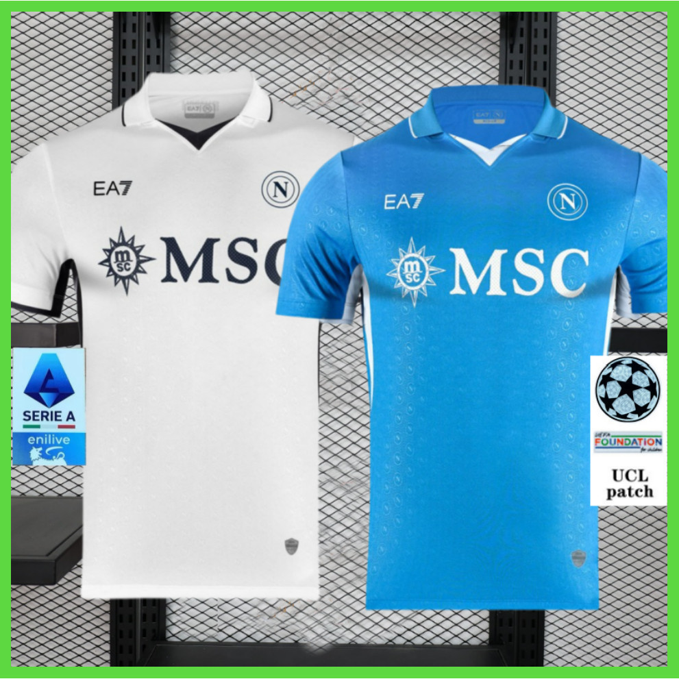 Napoli Jersey 2024-25 Home Away Men's Football Shirt Fans Issue ...