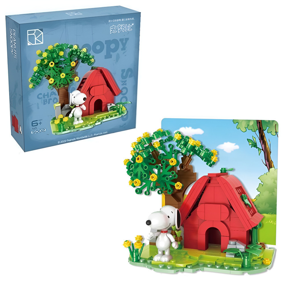 Snoopy Blocks Peanuts Worldwide Red House | Shopee Malaysia