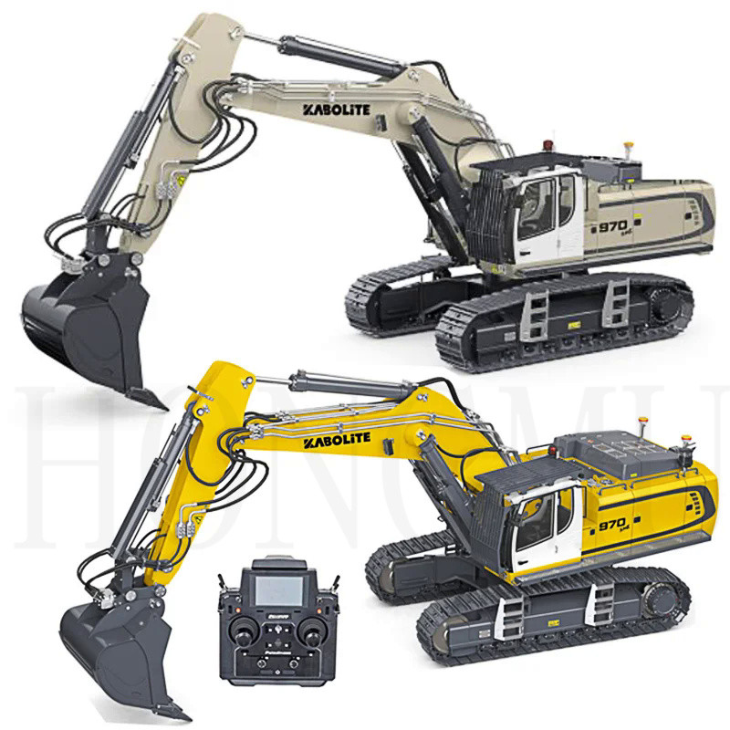 K970 100S Excavator 1/14 RC Hydraulic Excavator KABOLITE Metal ...