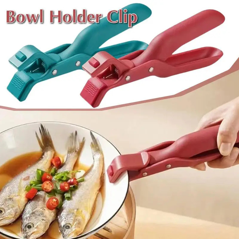 Anti-scald Clip Silicone Kitchen Anti Scald Plate Bowl Dish Pot Holder ...