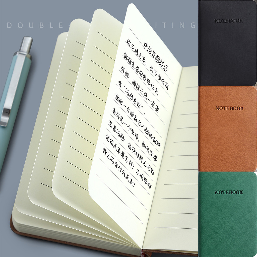 A7 Notepad Small Pocket Size Diary Planner Agenda Thick Leather ...