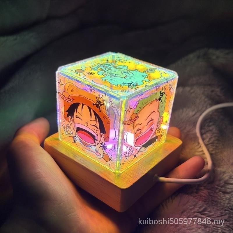 Night Light One Piece Luffy Cartoon Anime Creative Sauron Handmade diy ...