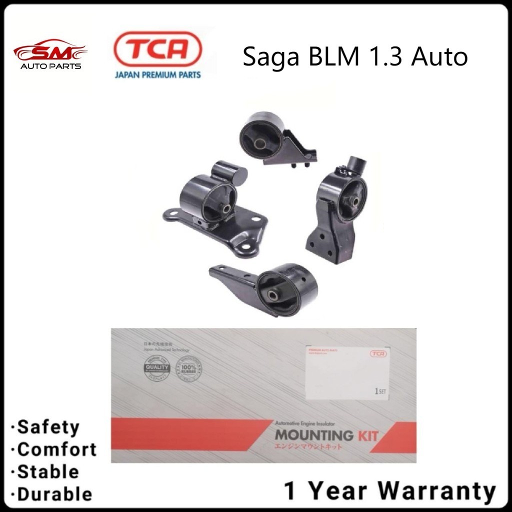 Saga BLM 1.3 Auto Engine Mounting TCA (1Set 4Pcs) | Shopee Malaysia