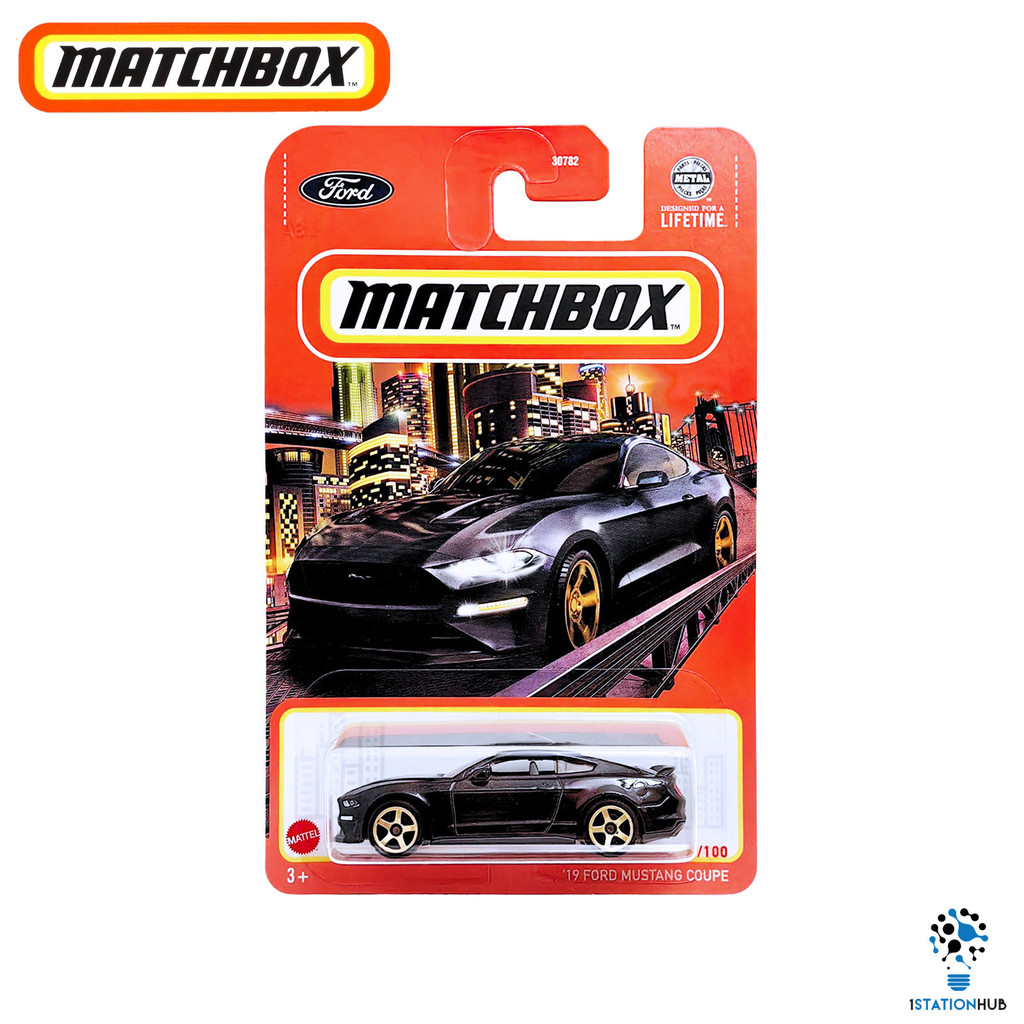 Matchbox '19 Ford Mustang Coupe Car | Mattel Cars Collector Kids Toys ...
