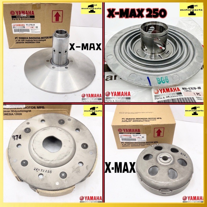 [100% ORI YAMAHA] XMAX X-MAX 250 CVT PULLEY BELT REAR AUTO CLUTCH HOUSING FIXED SHEAVE SECONDARY ...