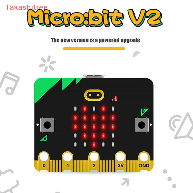 (Takashitree) Micro：Bit V2 Micro Bit Go Edition BBC Microbit For Kids DIY Development Board BBC ...