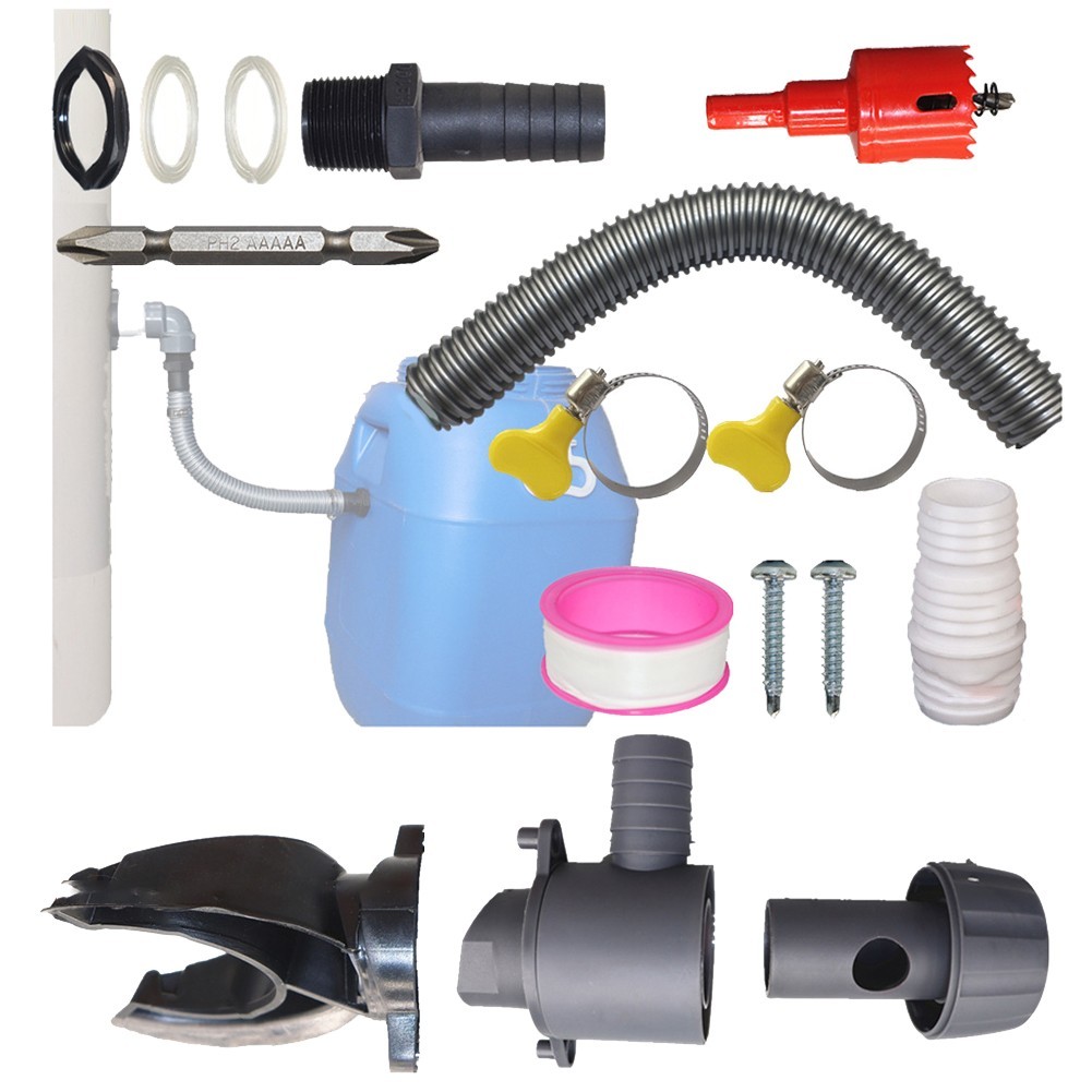 PVC pipe rainwater collector roof drainage collection hose rainwater ...