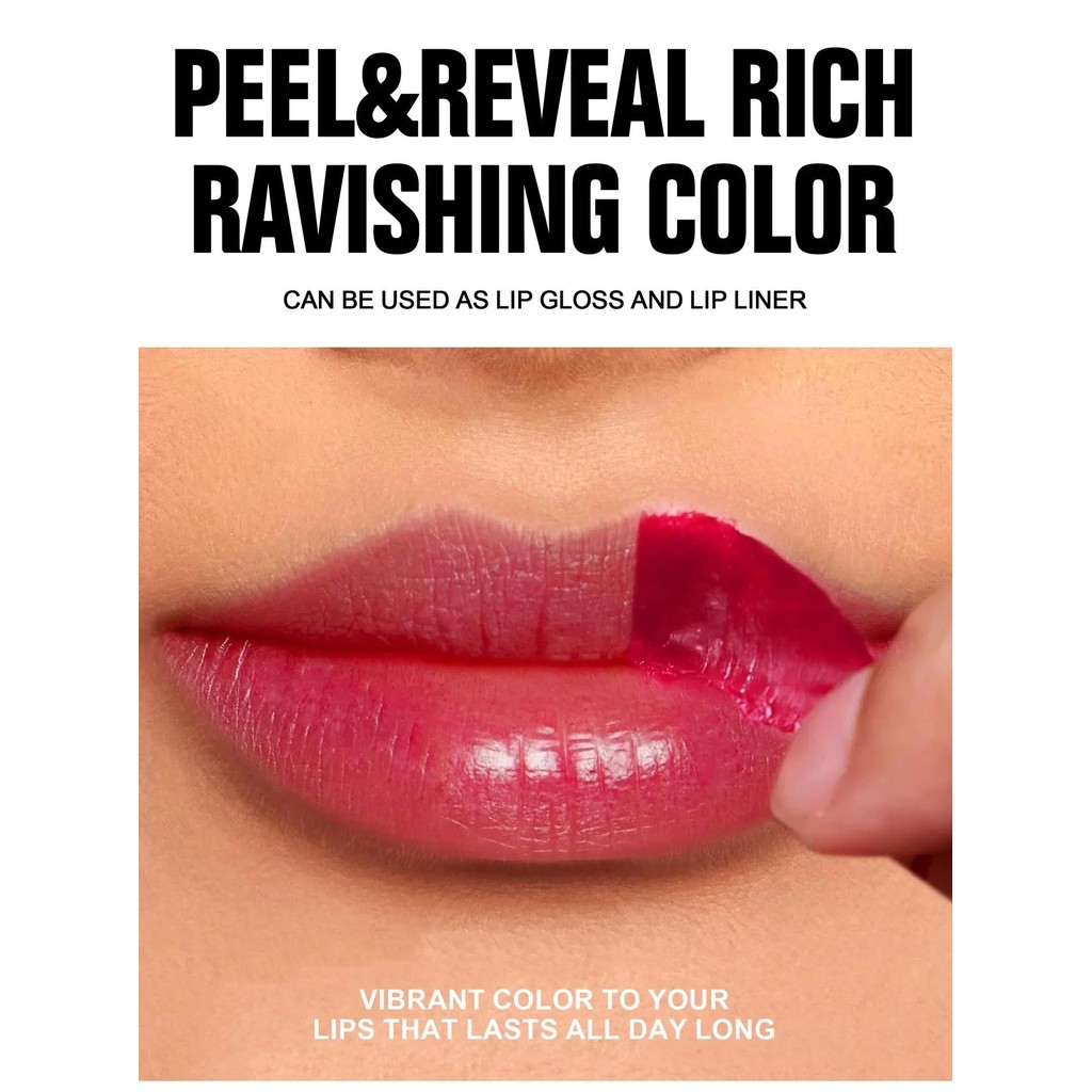 Waterproof Peel-off Lipgloss Matte Natural Mist Lip Tinted Long Lasting ...