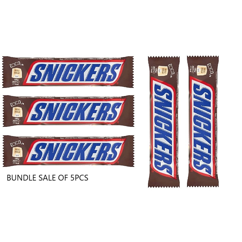 [Bundle Sale Of 5pcs]Snickers Single 50g(BB:March 2025) | Shopee Malaysia