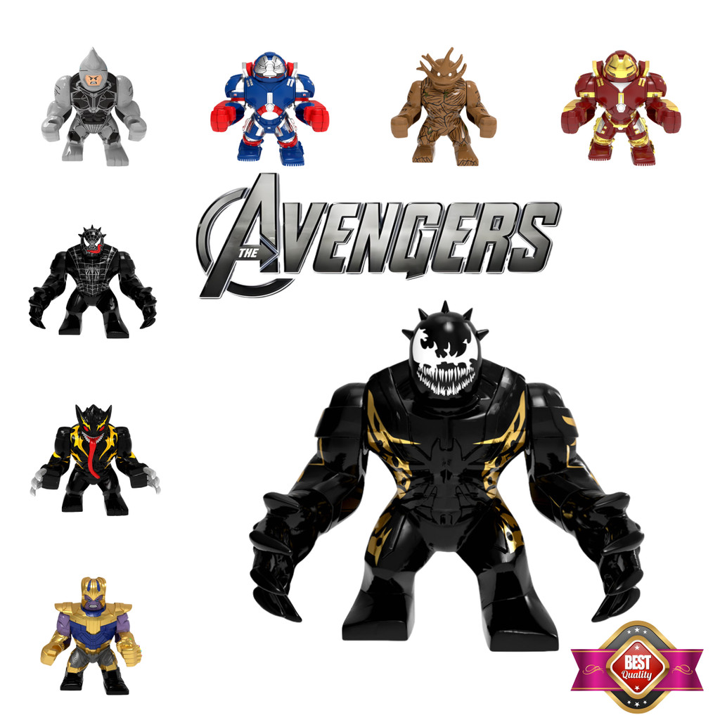 Serasi dengan LEGO Marvel Anime Series Super Hero Anti-Hulk Armor ...
