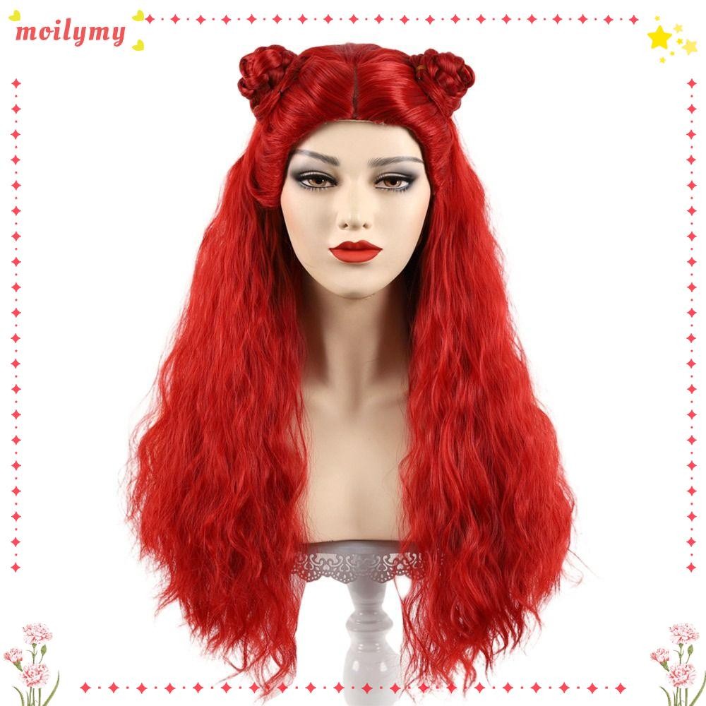 MOILYMY Rise of Red Wig, Women Girls Disney Descendants 4 The Rise of ...