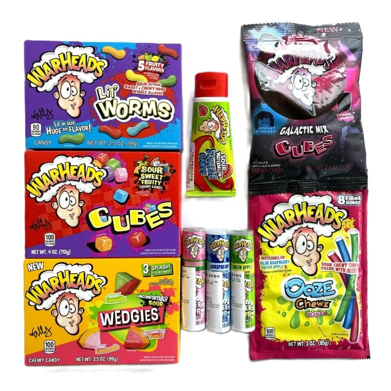 American warheads Bullet Sour Fruit Flavor Various Fruit Flavor Candy ...
