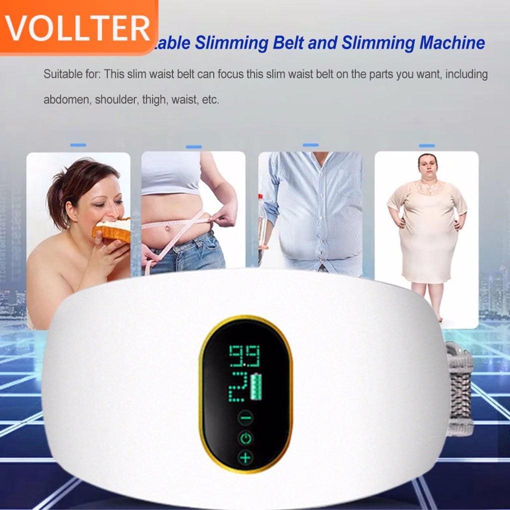 Electric Slimming Machine Promote Digestion Vibration Belly Massager ...