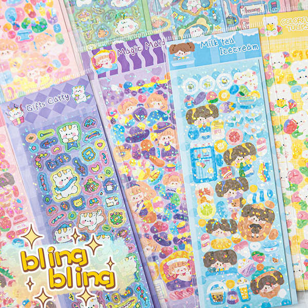 sticker cute sticker cute 200 pcs murah sticker cute murah Pelekat kad ...