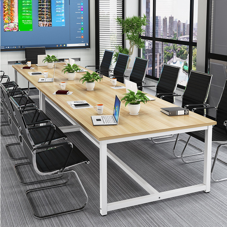 Modern minimalist conference long table, meeting table, office desk ...