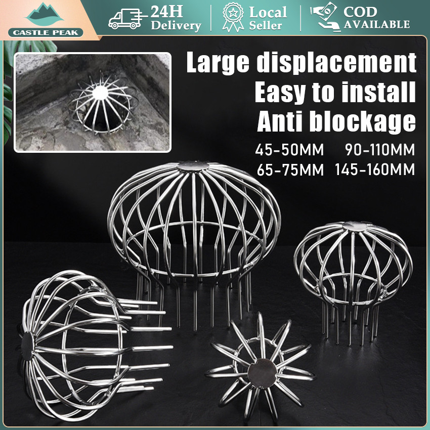 Roof Drain Dak Roof Filter Got Top Water Gutter Stainless 2.5 4 & 6 ...