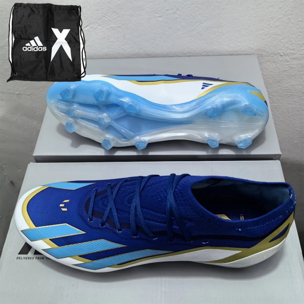 Adidas x crazyfast Messi "spark gen10s" baru 2024 FG saiz: 39-45 kasut ...