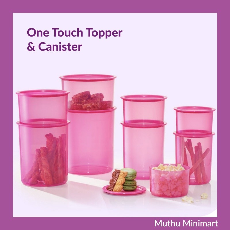 Original Tupperware | One Touch Topper & Canister Food Storage Canister ...