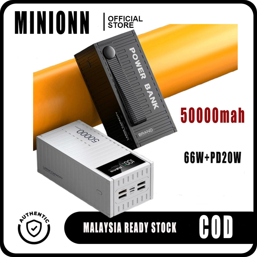80000mah Container Power Bank Auxiliary Battery Big Capacity 66W Fast ...