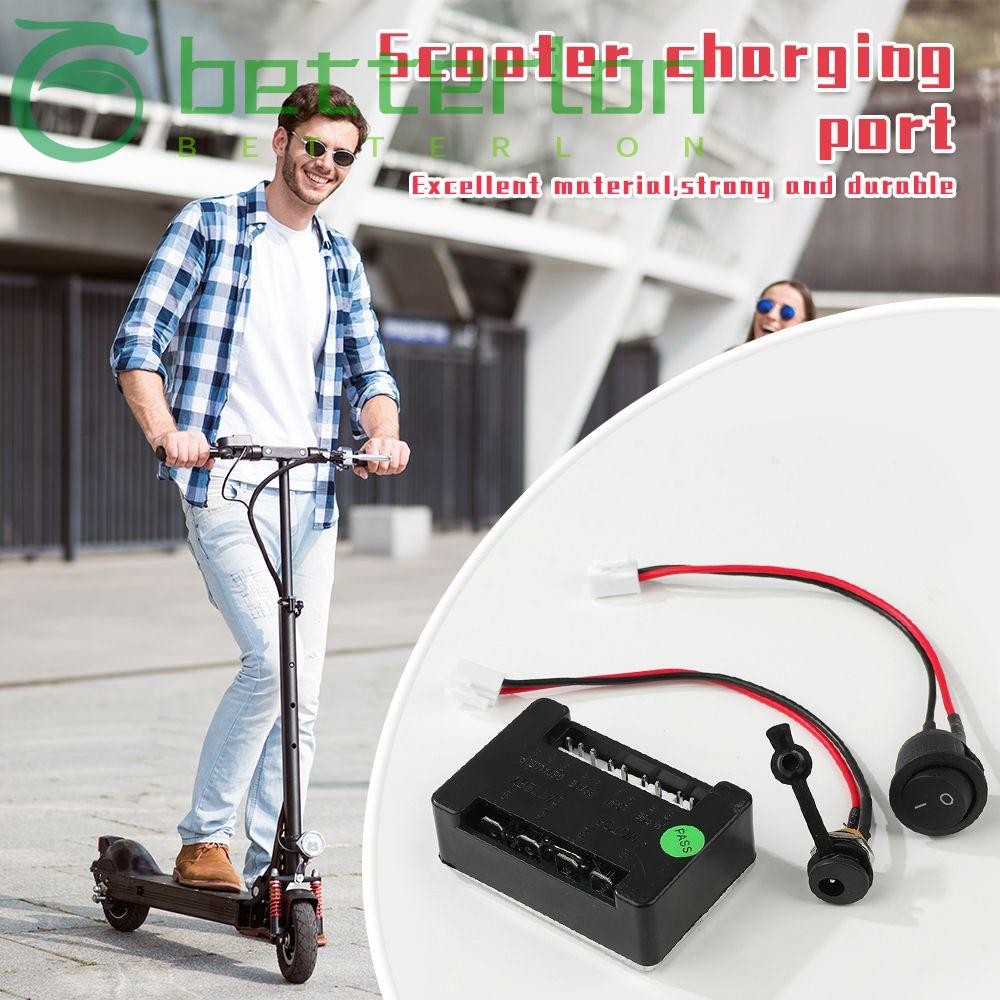 BETTER-LONTIME Scooter Charging Port For M365 Round Hole Socket ...