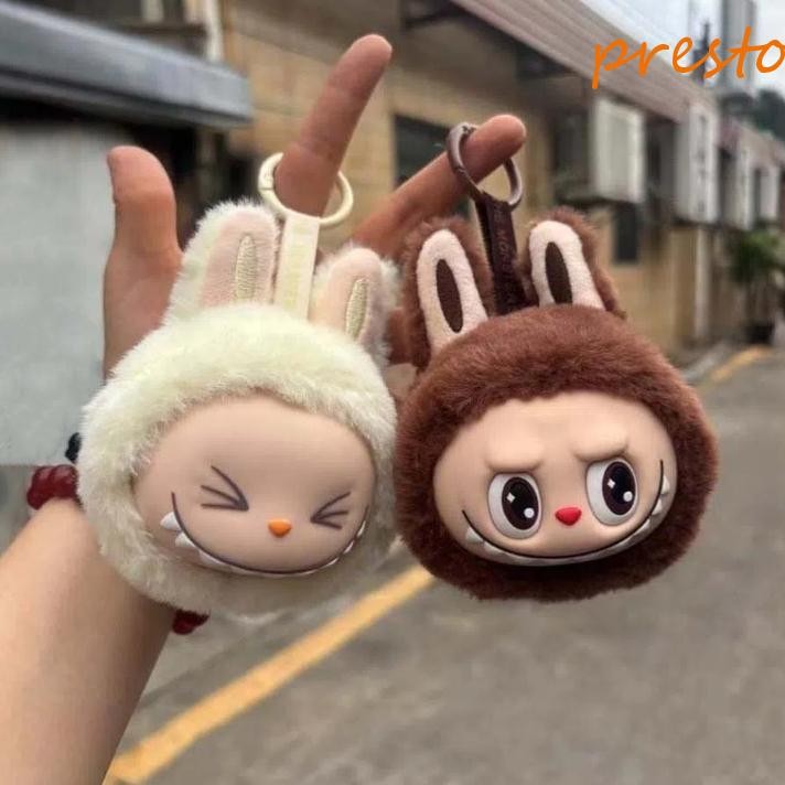 PRESTON Labubu Doll Plush Keychain, Random Color Labubu Labubu Enamel ...