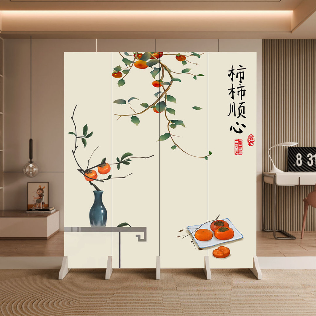 Partition screen living room folding movable partition screen company ...