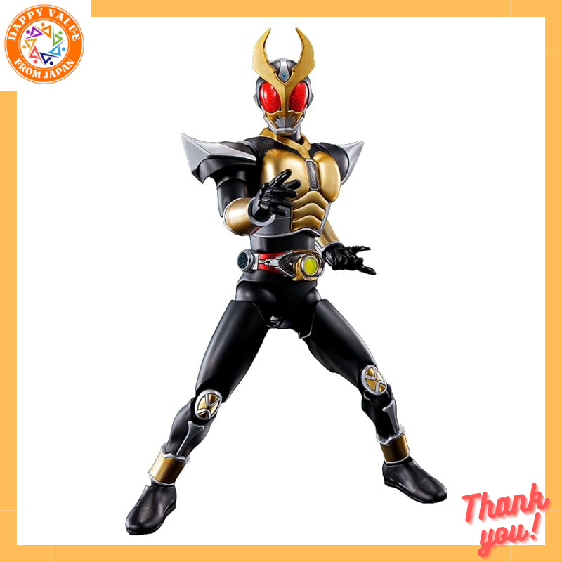 BANDAI SPIRITS Figure-rise Standard Kamen Rider Agito Grand Form Colored Plastic Model ...